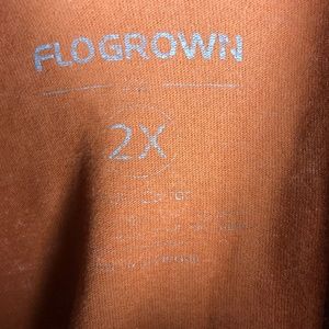 Flo Grown | Shirts | Flo Grown Mens Tshirt Size 2x Orange Rx | Poshmark